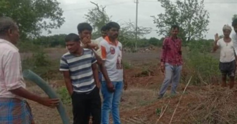 Karnataka Citizens Dig Grave Pour Water In Corpse To Get Rain