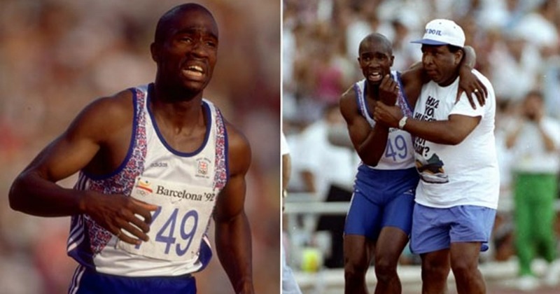 दर्द में दौड़ रहा रहा एथलीट, स्टेडियम में बैठे पिता से देखा नहीं गया ...