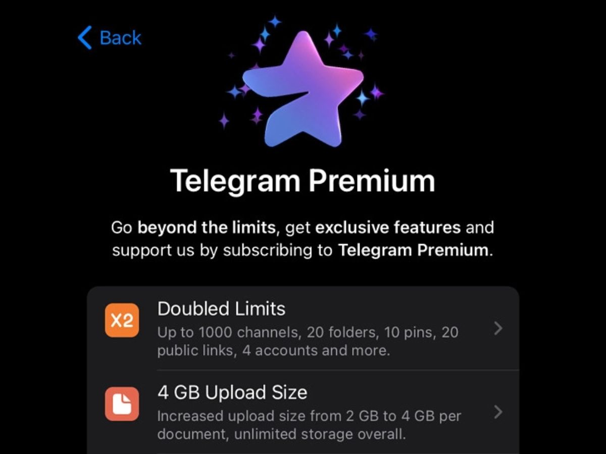 Telegram Unveils Premium Tier With Doubled Upload Size And Download Speeds