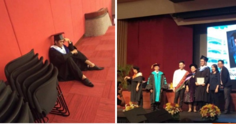 Student Cries As Parents Couldn't Make It For Graduation But Teachers ...