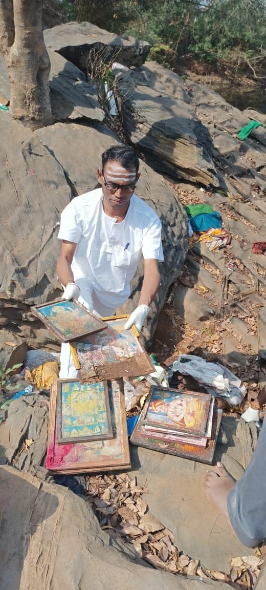 वीरेश हिरेमथ: भगवान को इंसान से बचाने निकला है ये शख्स, खंडित मूर्तियां ...