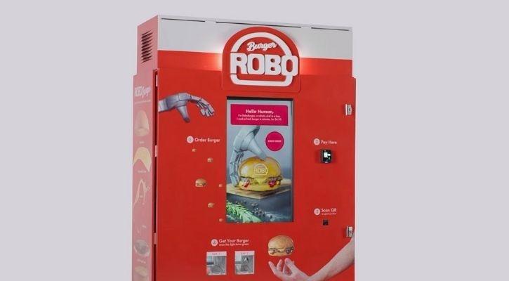 Burger Robot Vending Machine Cooks And Assembles Burgers In Minutes