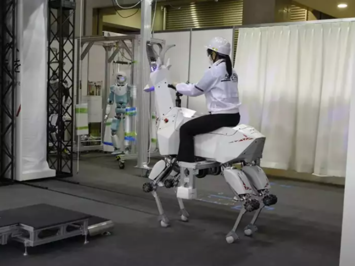 Motorcycle Maker Kawasaki Unveils 'Bex', Goat-Shaped Rideable Robot