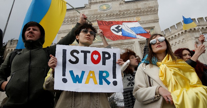 From Moscow To Siberia, Russian Anti-War Protests