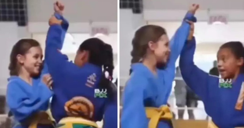 Young Girl Celebrates Her Opponent After Winning In Heartwarming Video