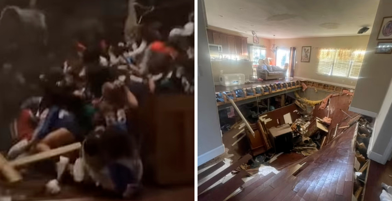 Dozens Of Teens Crash Through The Floor During Wild Birthday Party