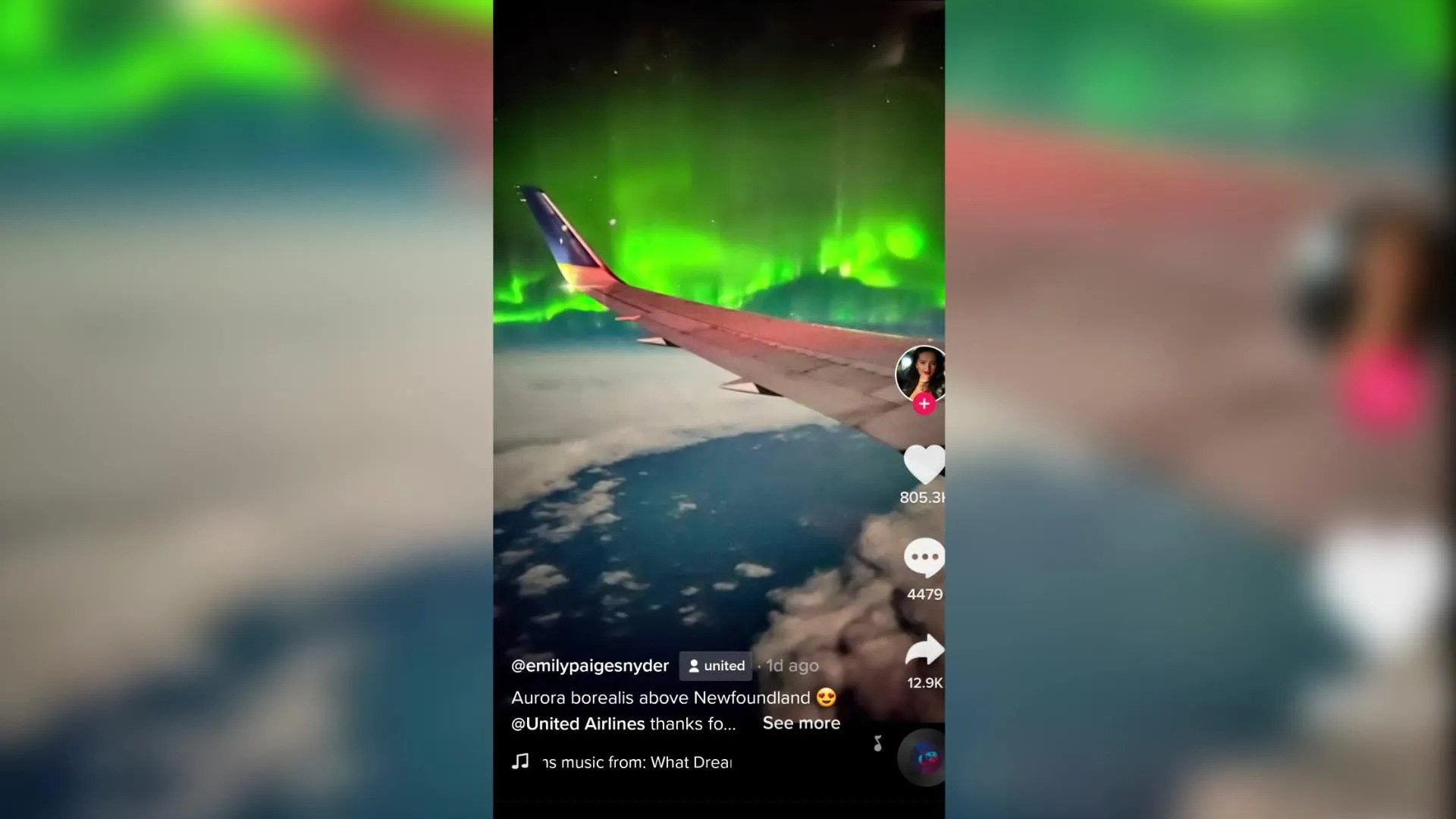Flight Passenger Captures Stunning Footage Of Northern Lights