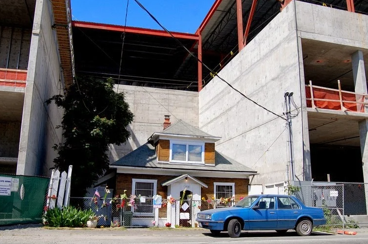 Woman Forced Developers To Build Mall Around Her House