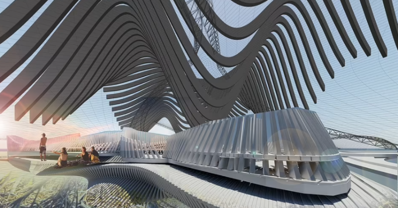 Artificial Island Made From Ocean Trash In Australia