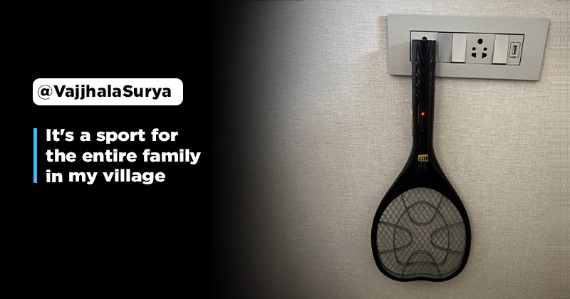 People Thank The Mosquito-killing Electric Racquet For Making Their ...