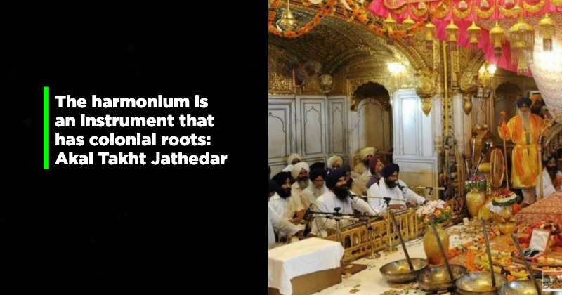 Remove Harmoniums From Golden Temple Kirtans As They Were Introduced By ...