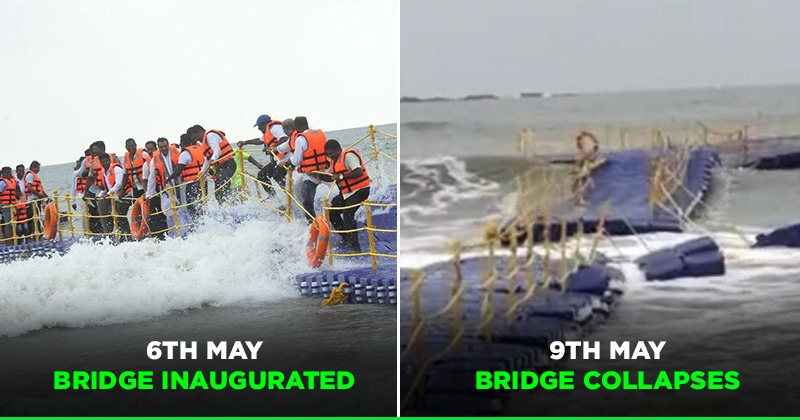 3 Days After Inauguration, Karnataka's Floating Bridge Built At Cost Of ...