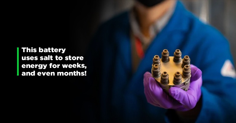 Rechargeable Battery Made From Molten Salt Can Store Electricity For Months