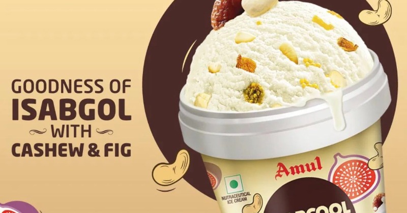 Amul Introduces Isabgol Ice Cream