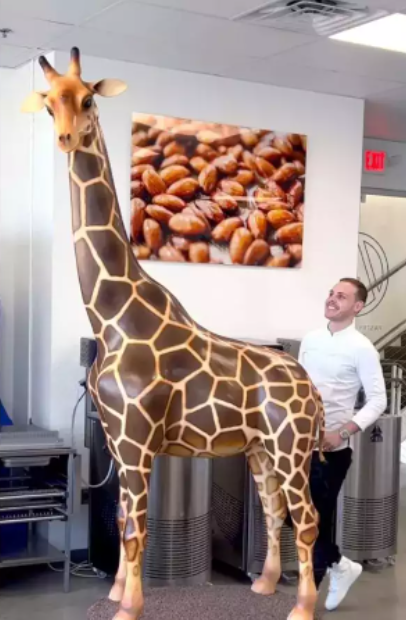 Giraffe Made Out Of Chocolate Wins Internet