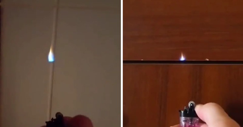 Flame Floating Over Lighter Trick Stumps Internet