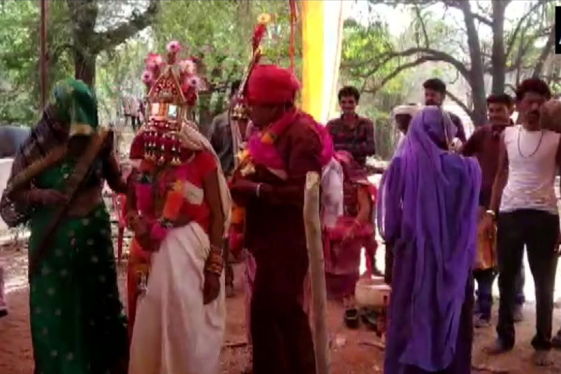 Tribal Man Marries Three Girlfriends