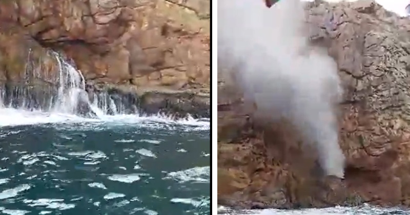 Water Erupts From Rocks In Maharashtra