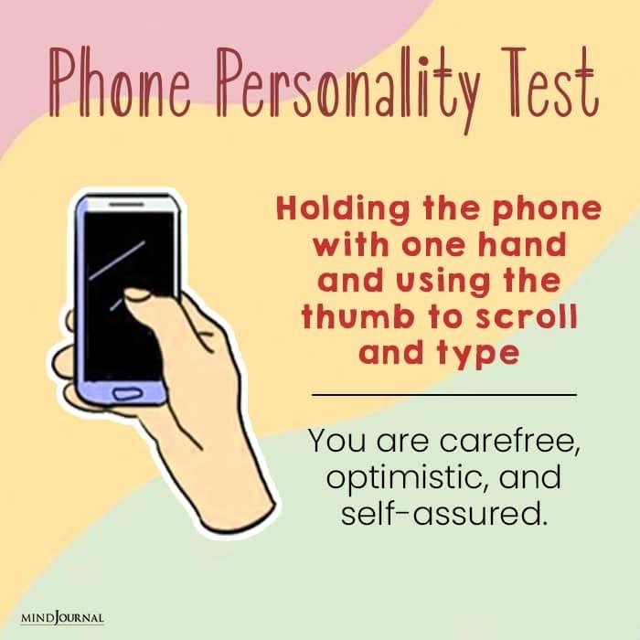 How You Hold Your Phone Determines Your Personality Type