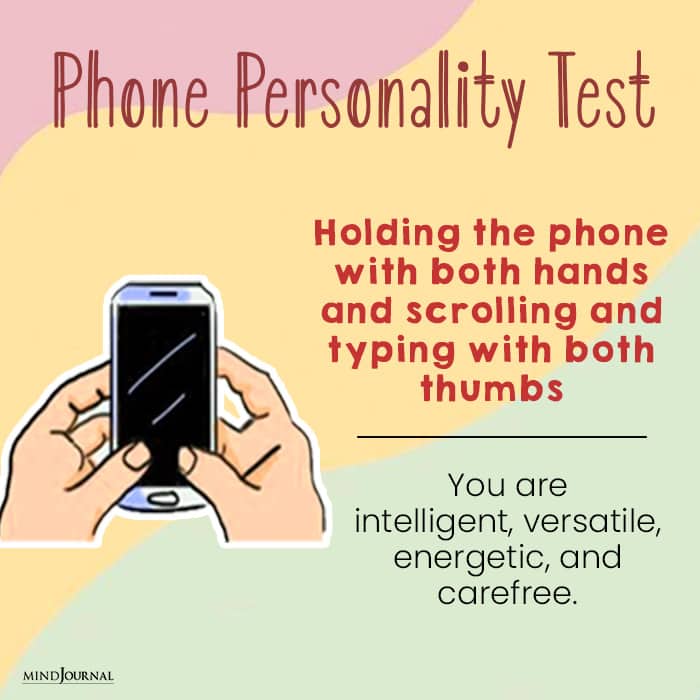 How You Hold Your Phone Determines Your Personality Type
