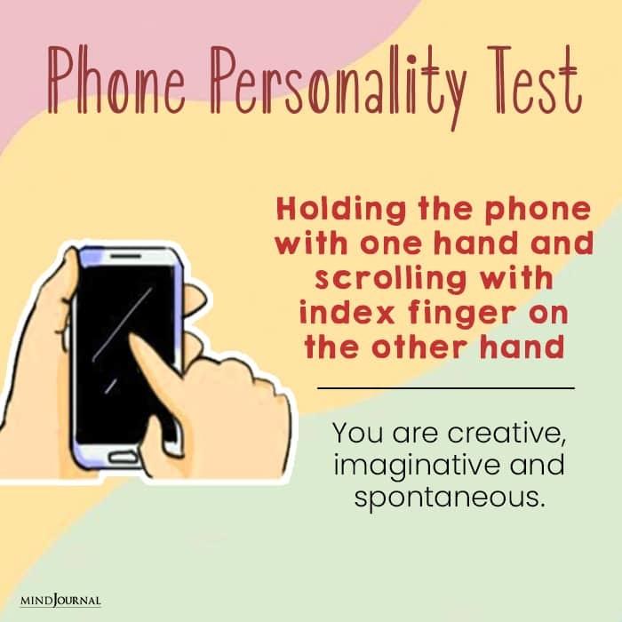 How You Hold Your Phone Determines Your Personality Type