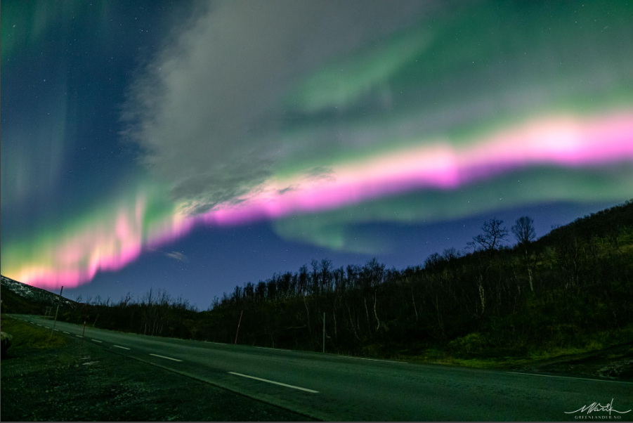 Rare Pink Aurora Spotted In Earth's Night Skies After A Solar Storm