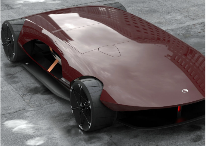 This Futuristic Electric Sports Car Rocks An Ultra-Flat Roofless Design