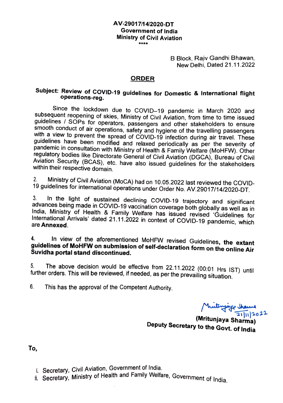 India Cancels Air Suvidha Forms For International Passengers; Here Are ...
