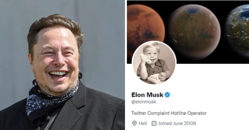 Elon Musk Changes His Bio To 'Twitter Complaint Hotline Operator'