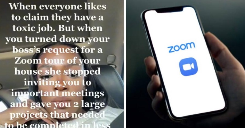 Employee Given More Work For Not Giving Boss A Home Tour During Zoom Call
