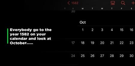 1582 October Had 10 Days Less, Why?