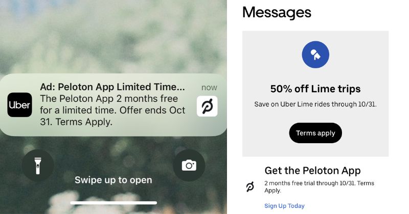 Uber Is Testing Showing Ads On Phone Via Notifications