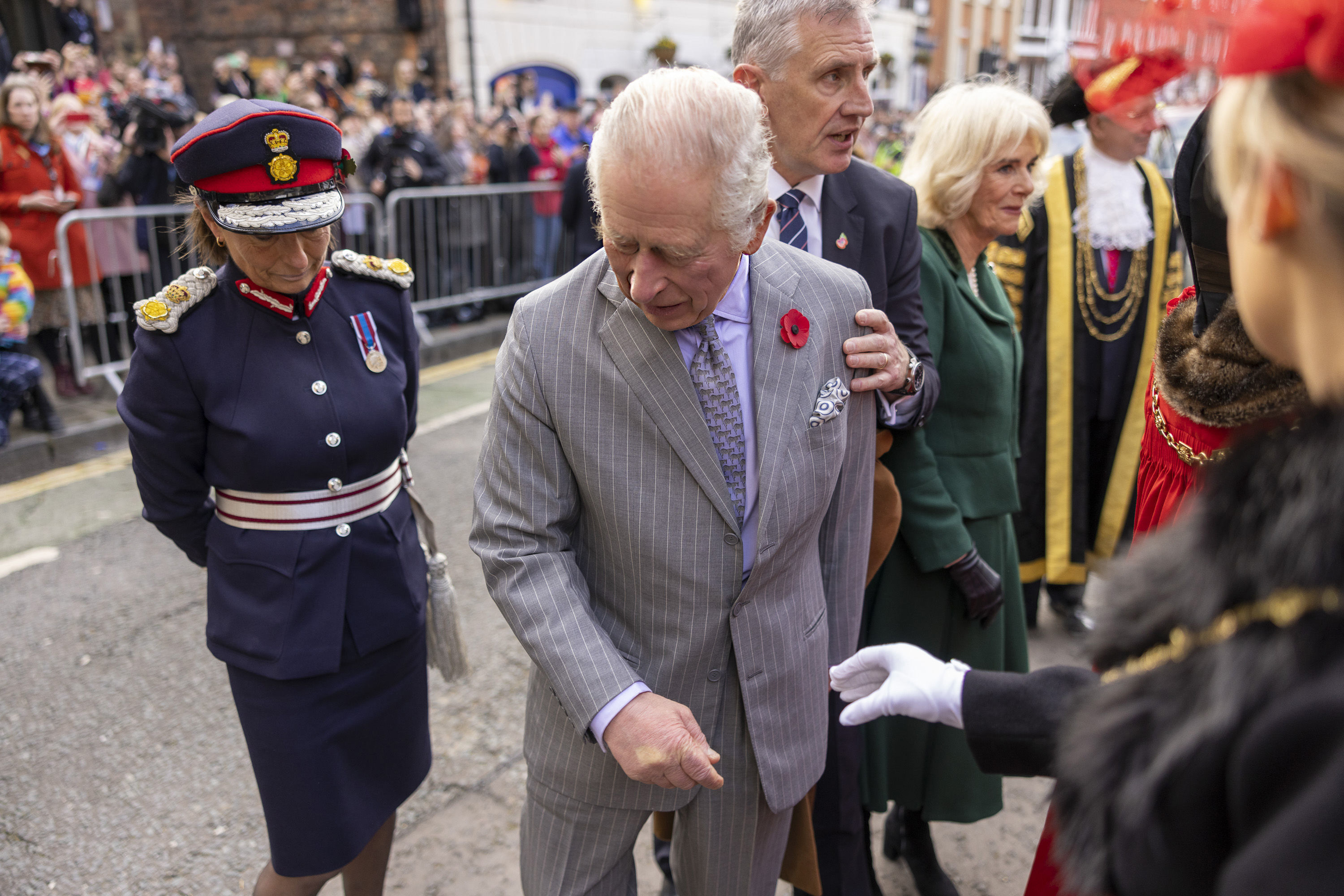 Twitter Praises King Charles' Composure After Protestor Tosses Eggs At ...