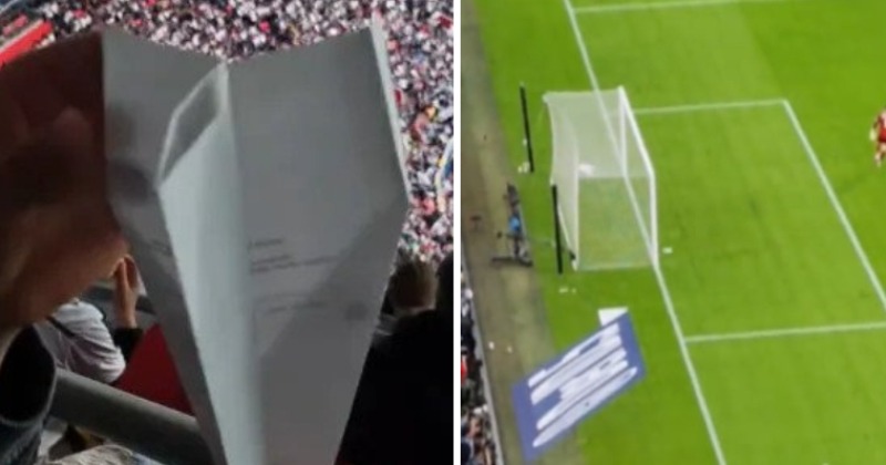 Fan Scores Paper Airplane Goal, Old Clip Resurfaces