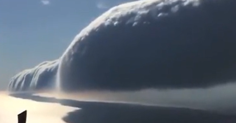 Video Of Rolling Clouds Goes Viral