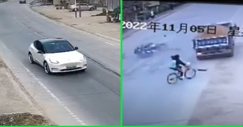 Distressing Video Shows Fatal Accident Involving A Tesla In China
