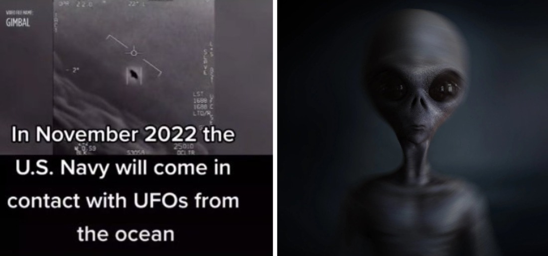 'Time Traveller' Warns Aliens Will Contact The US Navy This Month