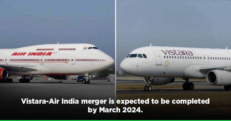 Vistara To Merge With Air India By March 2024