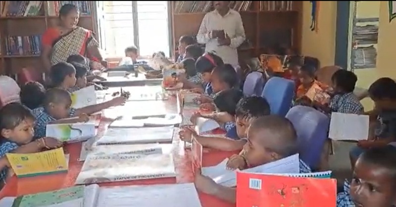 Watch: School Kids Visit Library For The First Time