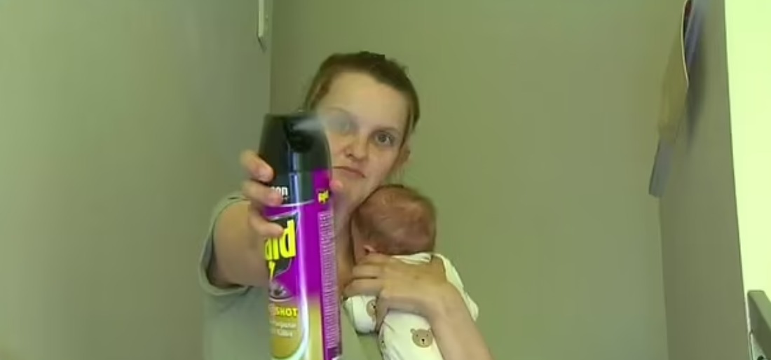 Woman Uses Bug Spray & Electroshock Gun On Intruder's Face