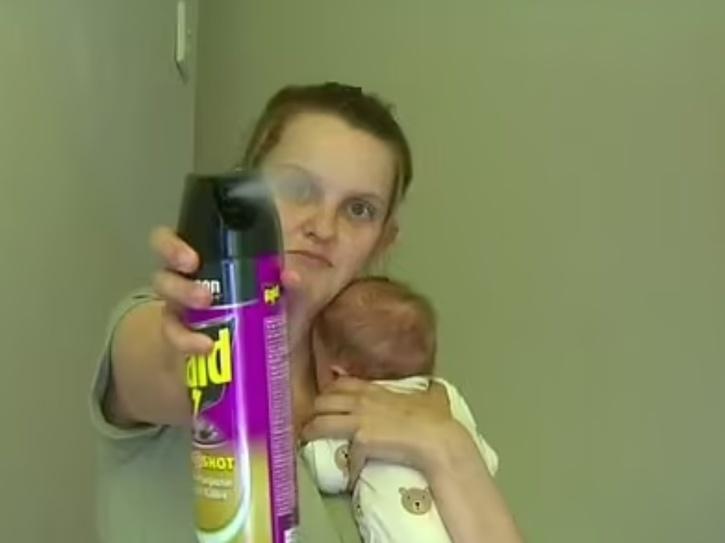 Woman Uses Bug Spray & Electroshock Gun On Intruder's Face