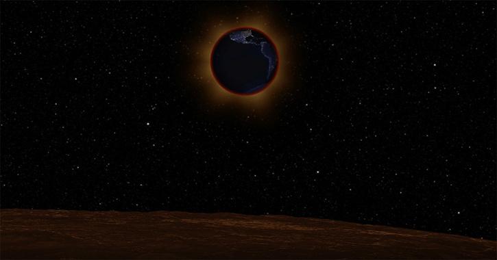 What Does Earth Look Like From Moon During A Lunar Eclipse?