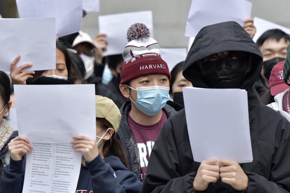 'Xi, Step Down': Hundreds At Harvard, NYC, Chicago Protest In ...