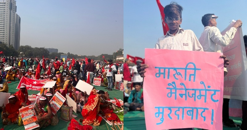 Thousands Of Workers From Across India Protest At Ramlila Maidan ...