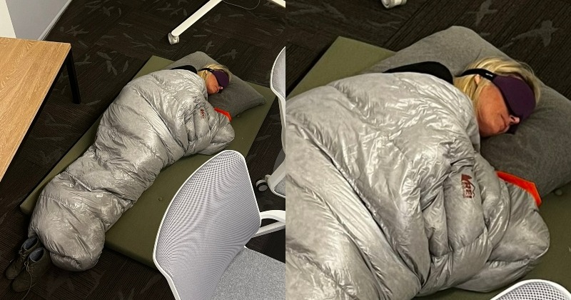 Twitter Employee Who Went Viral For Sleeping On Office's Floor Survives ...