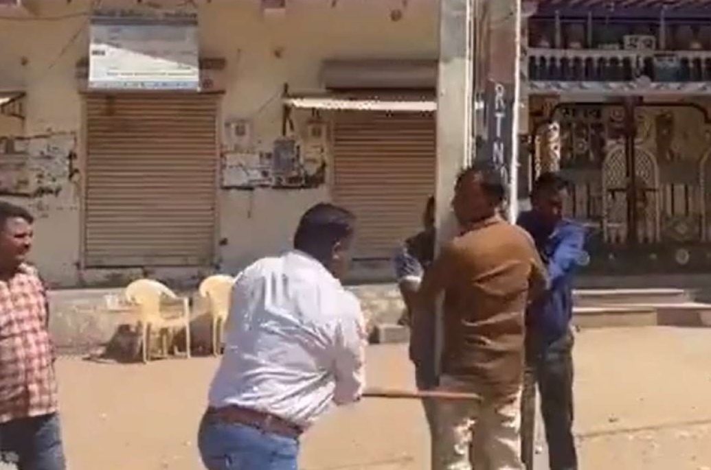 Gujarat Police Publicly Flog Men Accused Of Pelting Stones At A Garba ...