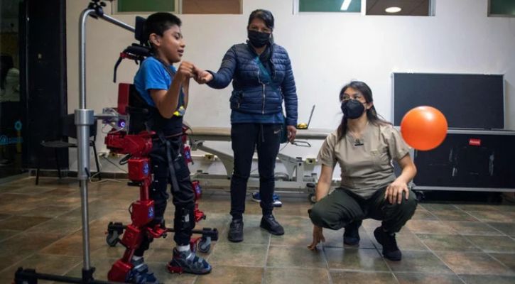 Robotic Exoskeleton Enables 8-Year-Old Child With Disability To Walk ...