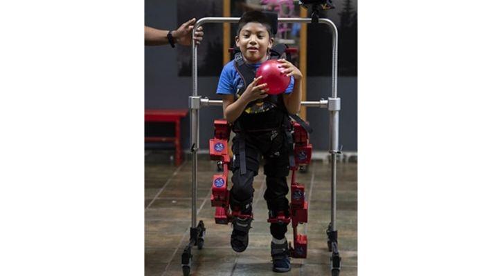 Robotic Exoskeleton Enables 8-Year-Old Child With Disability To Walk ...