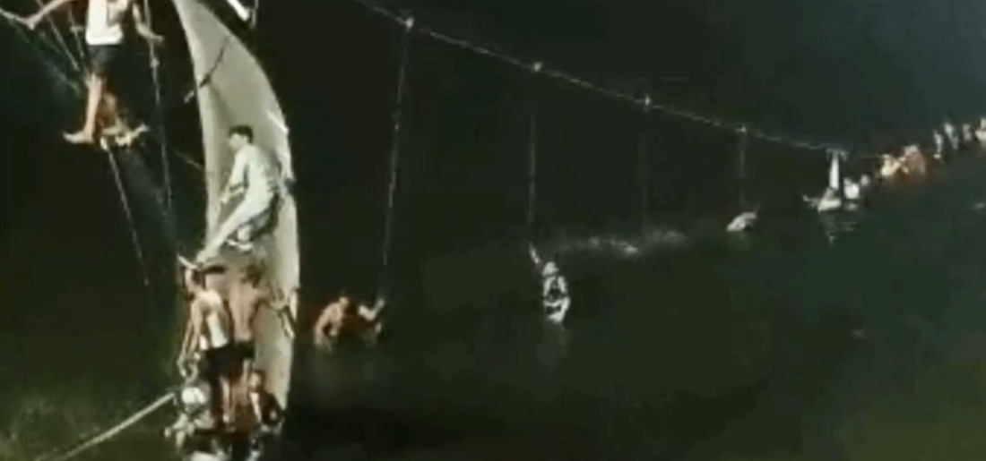 Death Toll Rises To 141 As Recently Renovated Gujarat Bridge Collapses, Many Still Missing