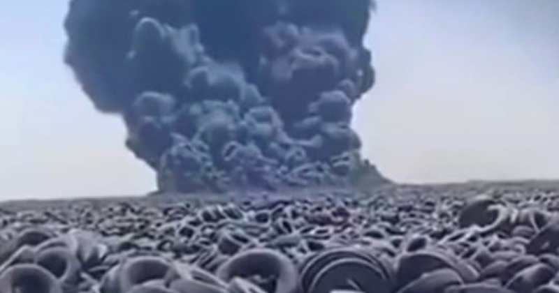 Viral Video Of Kuwait Tyre Graveyard Appalls Netizens